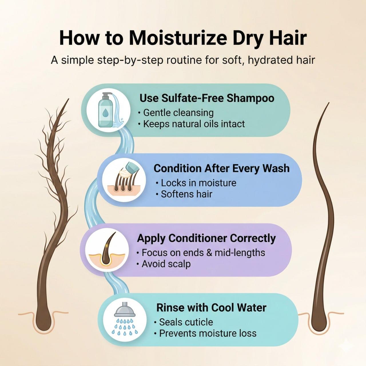 How to Moisturize Dry Hair: Best Treatments and Tips